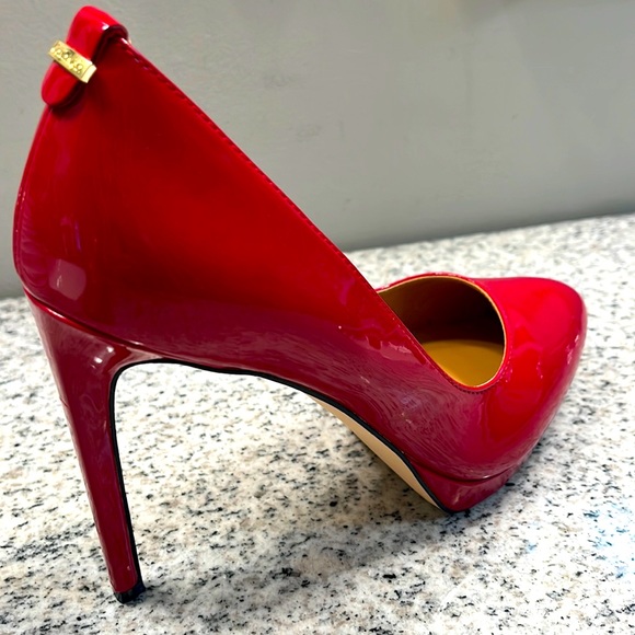 Calvin Klein | Shoes | Calvin Klein 5 Inch Red Heels | Poshmark